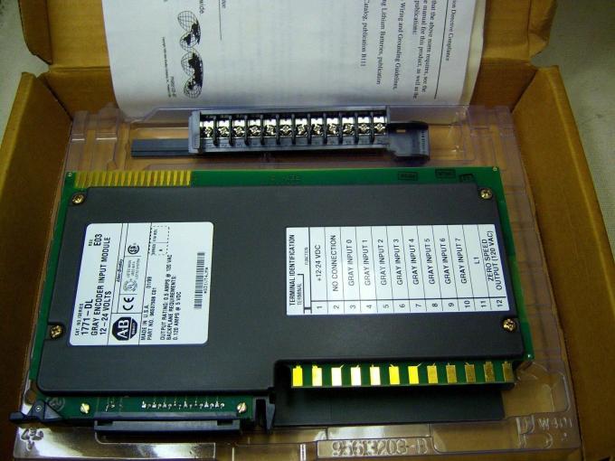 ALLEN - BRADLEY PLC-5 1771DL Digital I O Module Gray Encoder Input ...