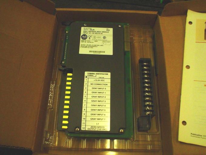 ALLEN - BRADLEY PLC-5 1771DL Digital I O Module Gray Encoder Input ...