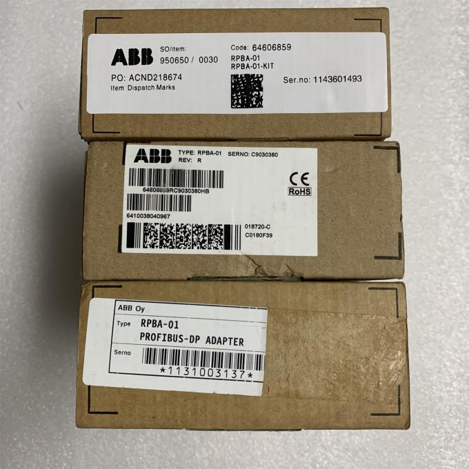 ABB RPBA-01 PROFIBUS-DP Variable Frequency Inverter Adapter IP20 244BYTES