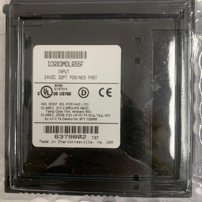 GE IC693MDL655 INPUT MODULE 32POINT LOGIC POSITIVE/NEGATIVE 24VDC NEW