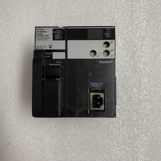 OMRON CJ2H-CPU65-EIP CPU WITH BUILT-IN ETHERNET/IP PORT 2560 I/O MAX NEW