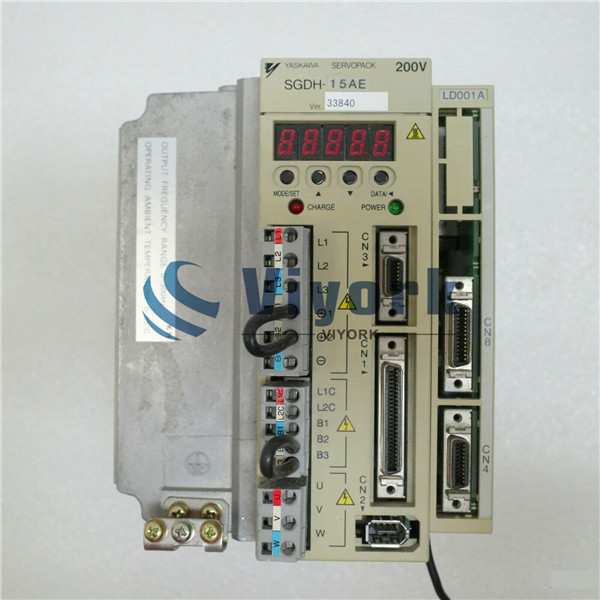 Yaskawa SGDH-15AE Industrial Servo Drive 50 / 60HZ 200 - 230VAC INPUT 9 ...