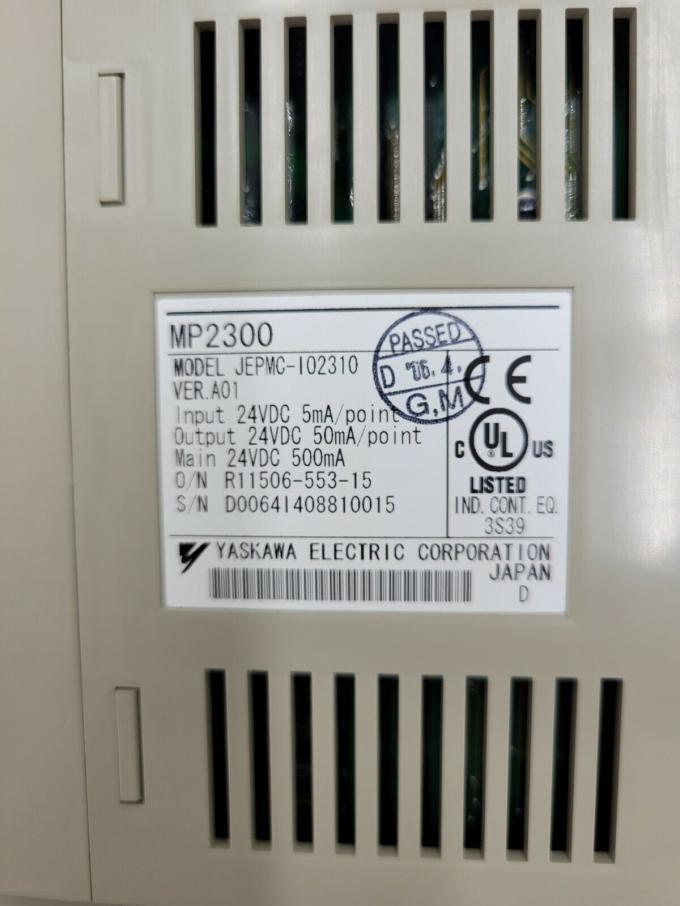 Yaskawa JEPMC-IO2310 Digital Input Output Module 24VDC 500MA
