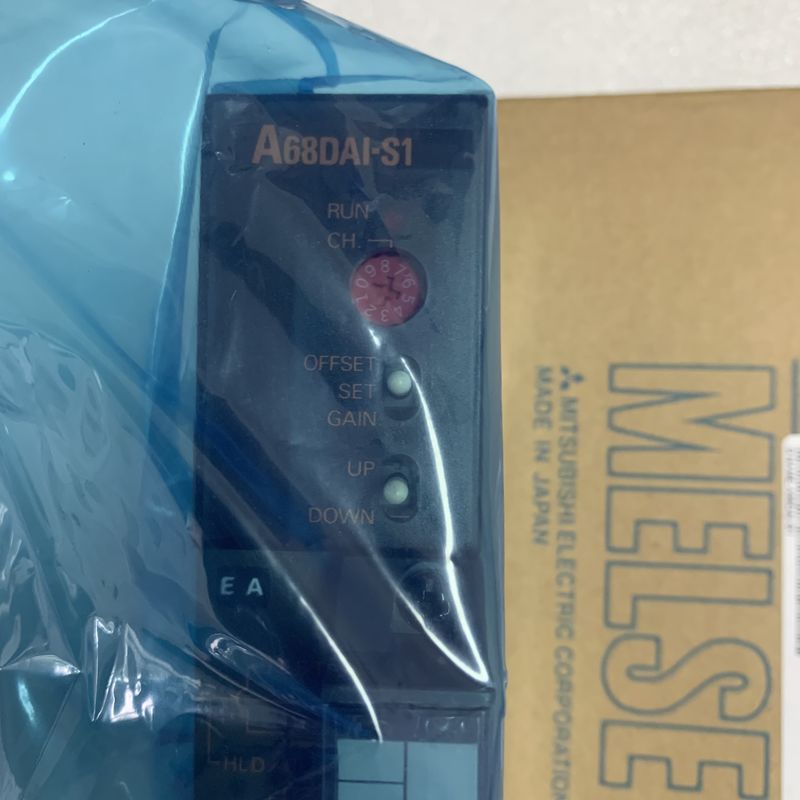 Mitsubishi A68DAI-S1 PLC MODULE MELSEC-A SERIES ANALOG OUTPUT 8 CHANNEL ...
