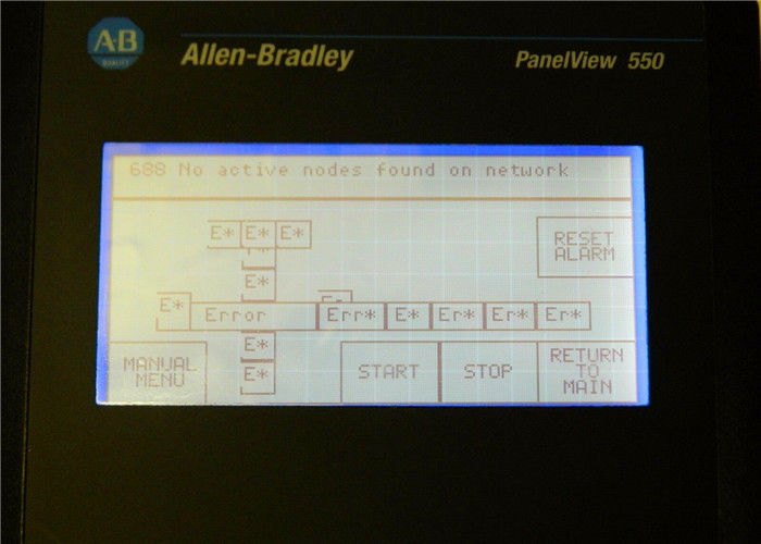 Allen Bradley 2711-T5A8L1 HMI Touch Screen SER B, REV E, FRN 4.46 ...