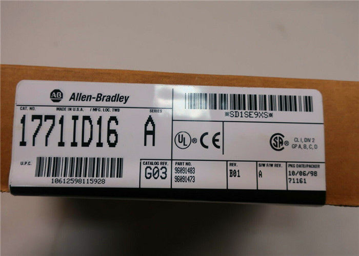 Allen Bradley Digital Input Output Module AB 1771-ID16 /A 1771-1D16 PLC -5