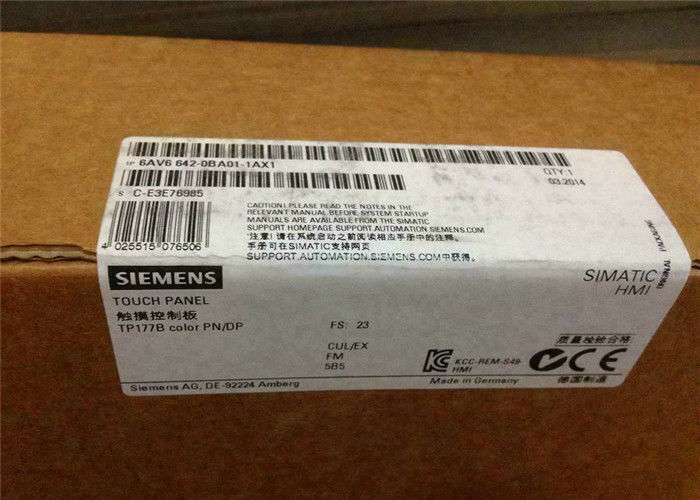 SIMATIC TP 177B 6" Siemens Touch Screen Hmi PN / DP STN 256 Color ...