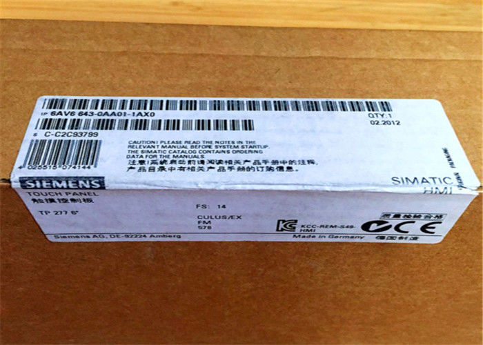 Siemens Tp 277 6 SIMATIC Hmi Display Touch Screen 6av6643-0aa01-1ax0 ...