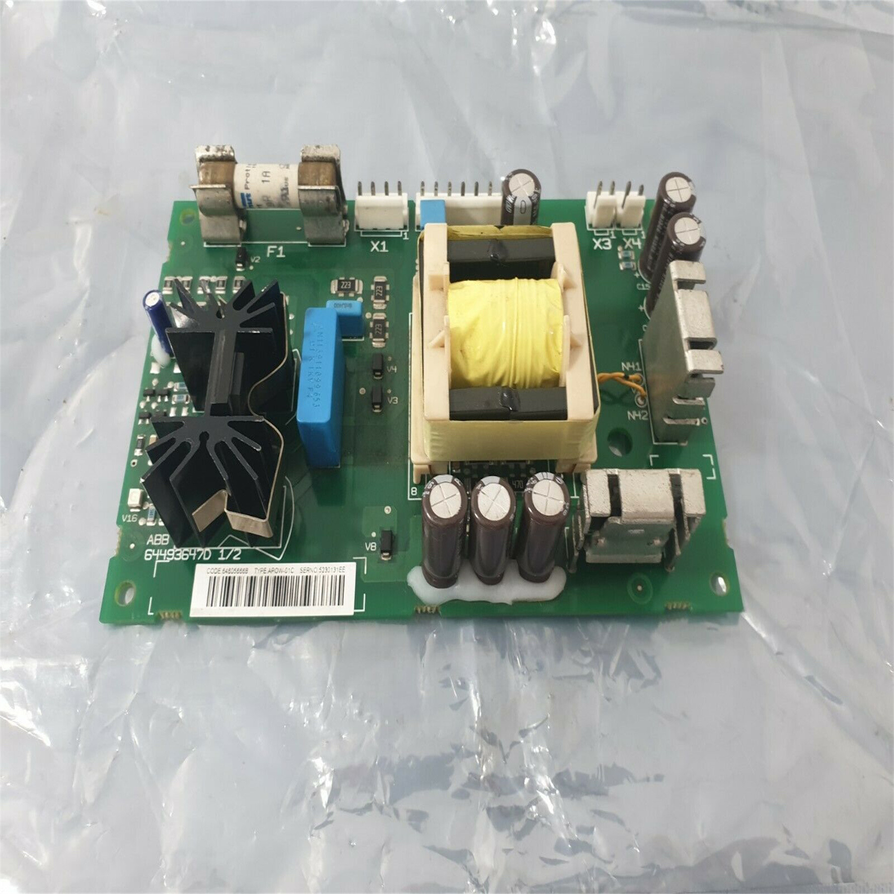 ABB APOW-01C PC BOARD FUSE 690V/1AMP 1 YEAR WARRANTY INVERTER POWER NEW