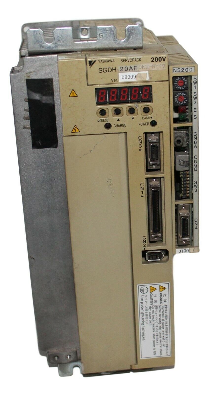 Yaskawa SGDH-20AE-N2-RY49 AC SERVO AMPLIFIER 200-230V 12A 2KW NEW