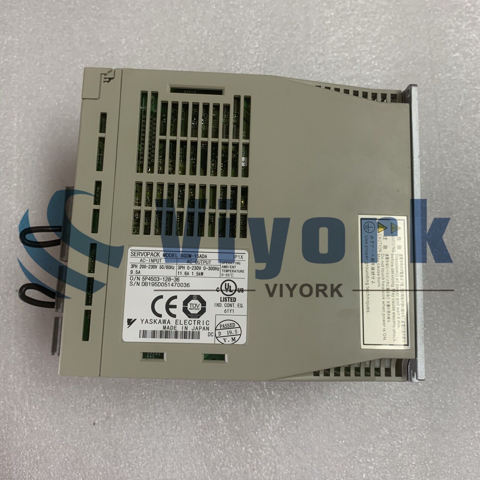 Position Control 800W Servo Motor Amplifier SGDM-08AC-SD2M 0.80 KW 230VAC